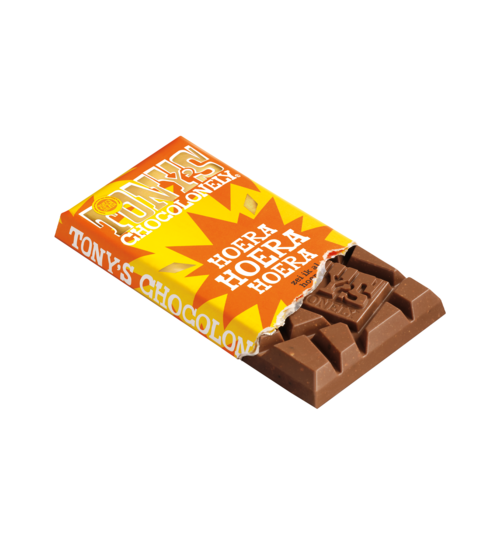 Tony Chocolonely Hoera Hoera Hoera Feestreep | Hallmark