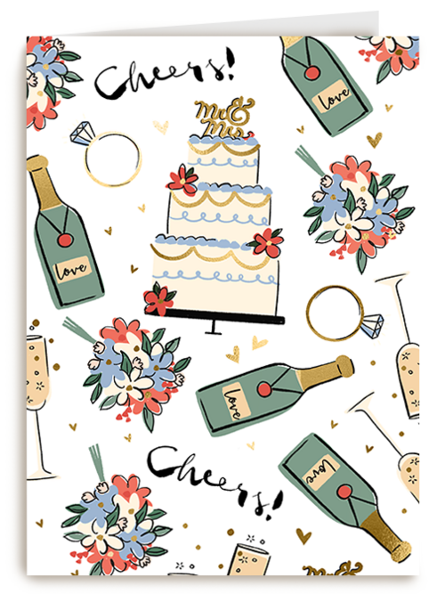 Love Story Cheers cake | Hallmark