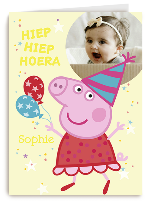 Peppa Pig Hiep Hiep Hoera Foto | Hallmark